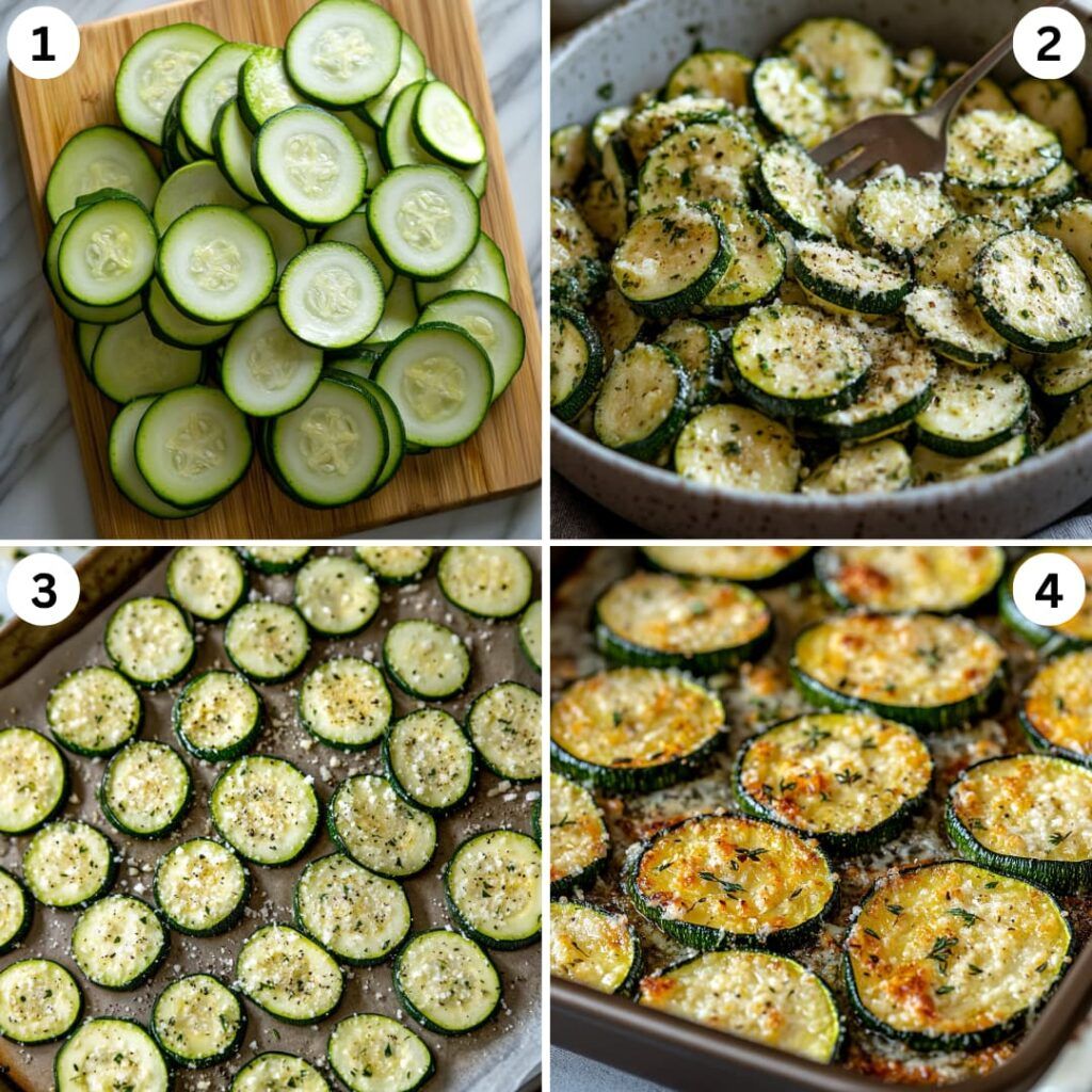 Crispy Baked Parmesan Zucchini Recipe - Fitness Food Chef