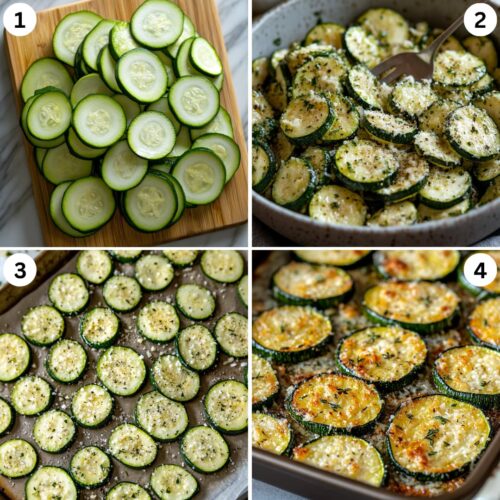 Crispy Baked Parmesan Zucchini Recipe - Fitness Food Chef