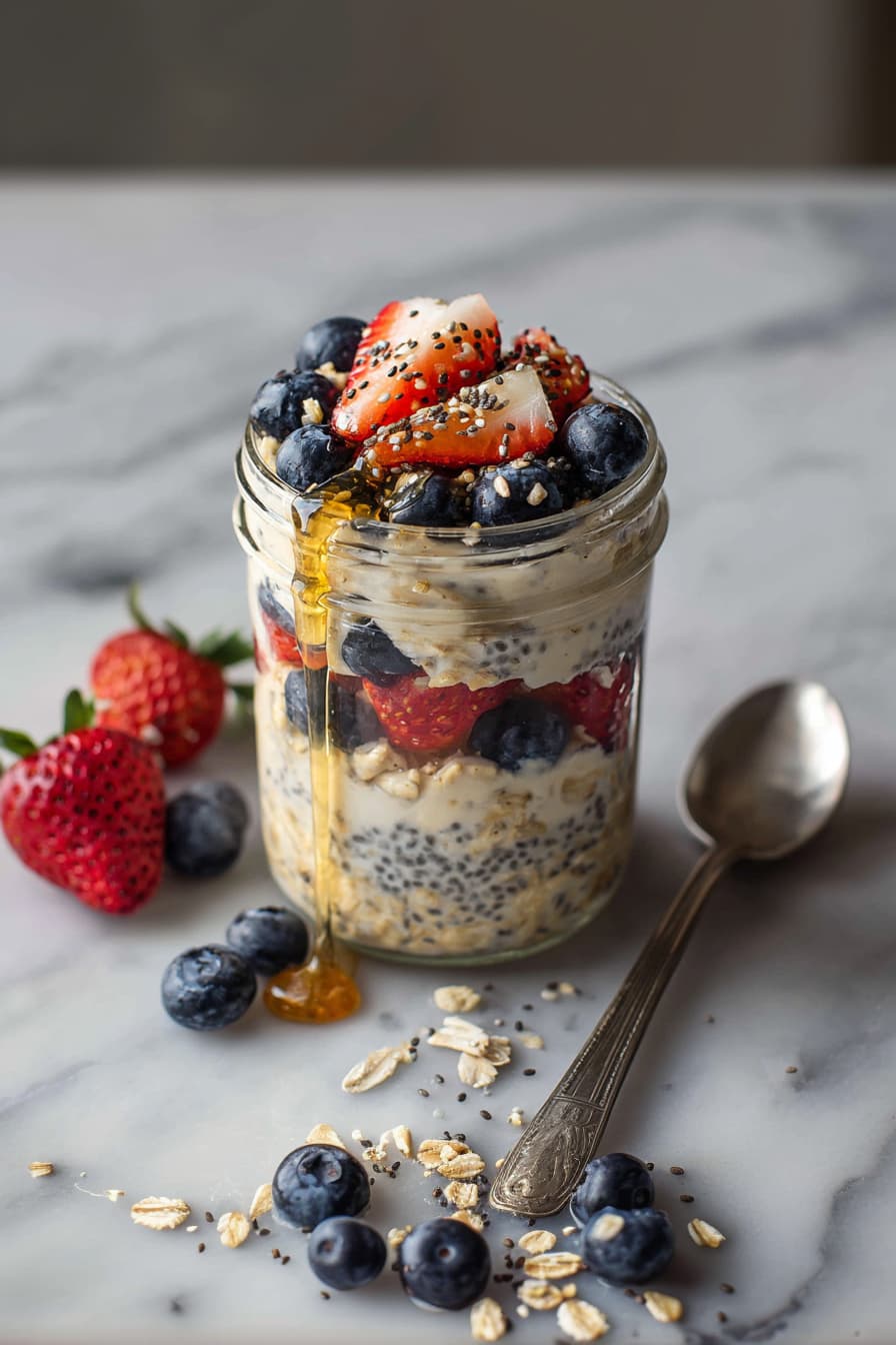 High-Protein Overnight Oats - Fitness Food Chef