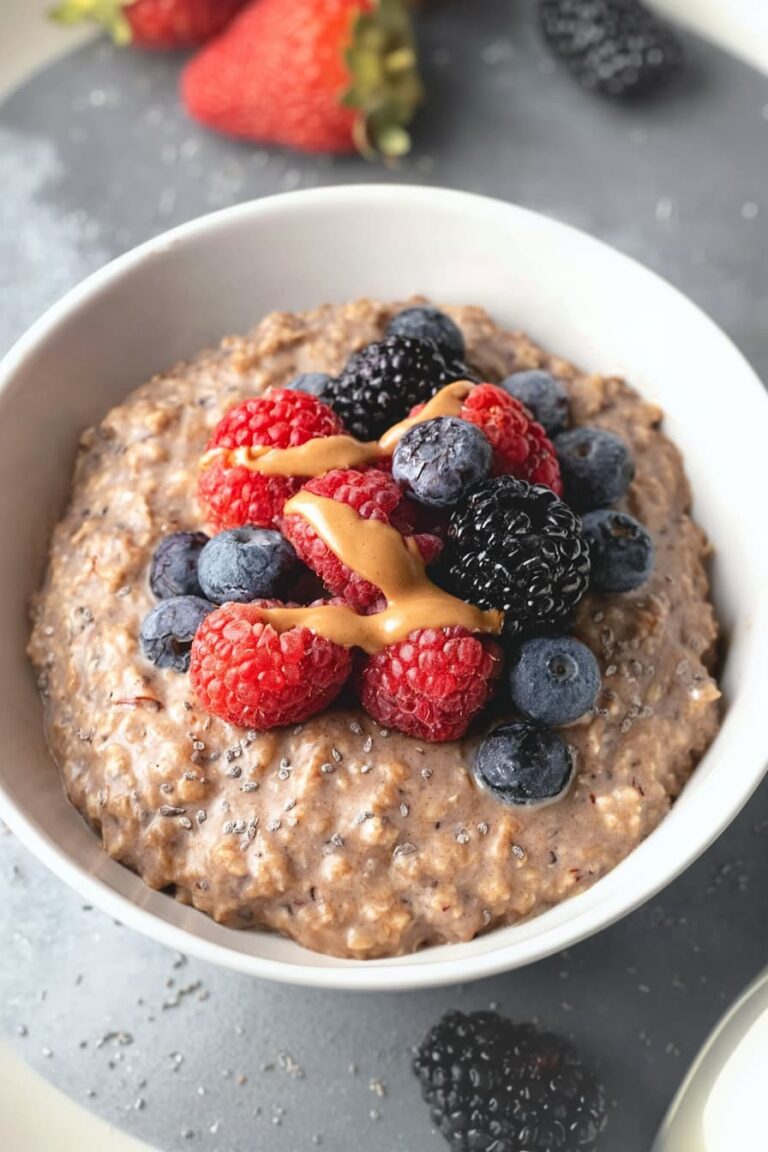 High Protein Oatmeal Bowl - Fitness Food Chef