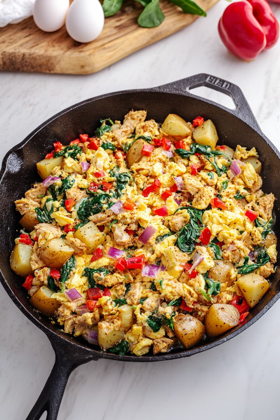 High Protein Breakfast Skillet - Fitness Food Chef